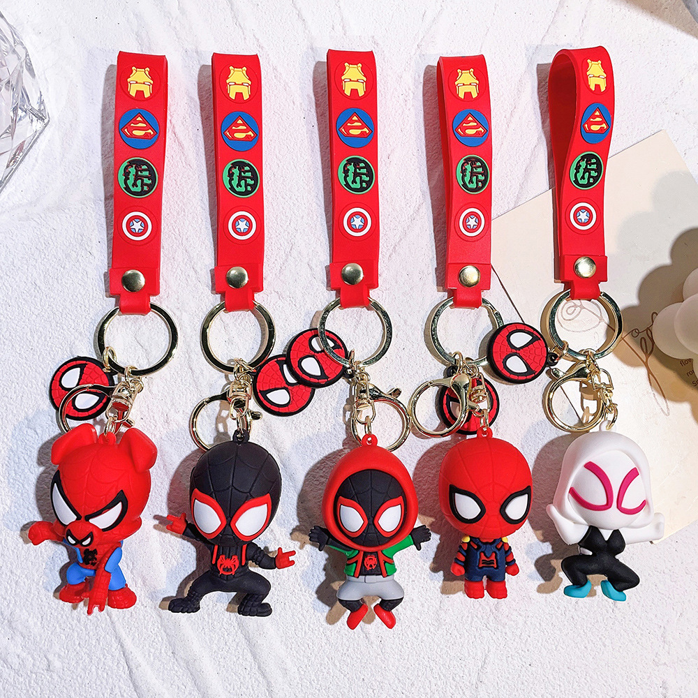 Alibaba.com: Marvel Avengers Hero Keychain, 3D Cartoon Spiderman Design ...