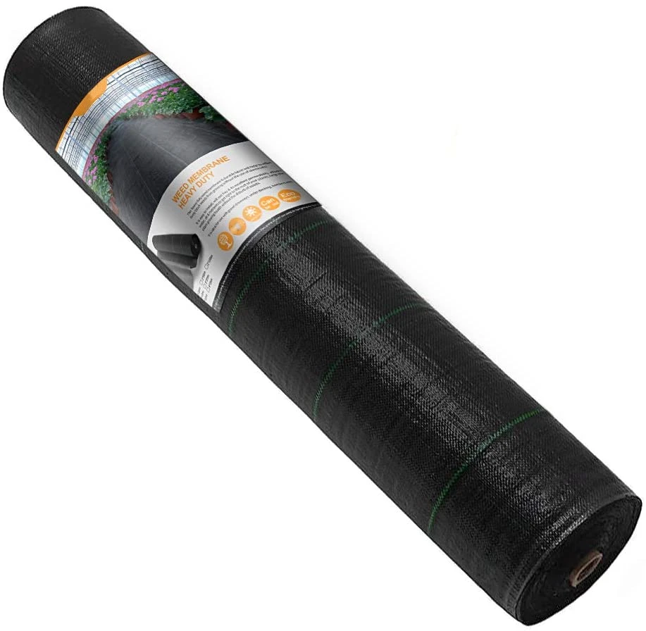 Agricultural Black Pp Woven Weed Controlling Mat Pp Woven Ground Cover ...
