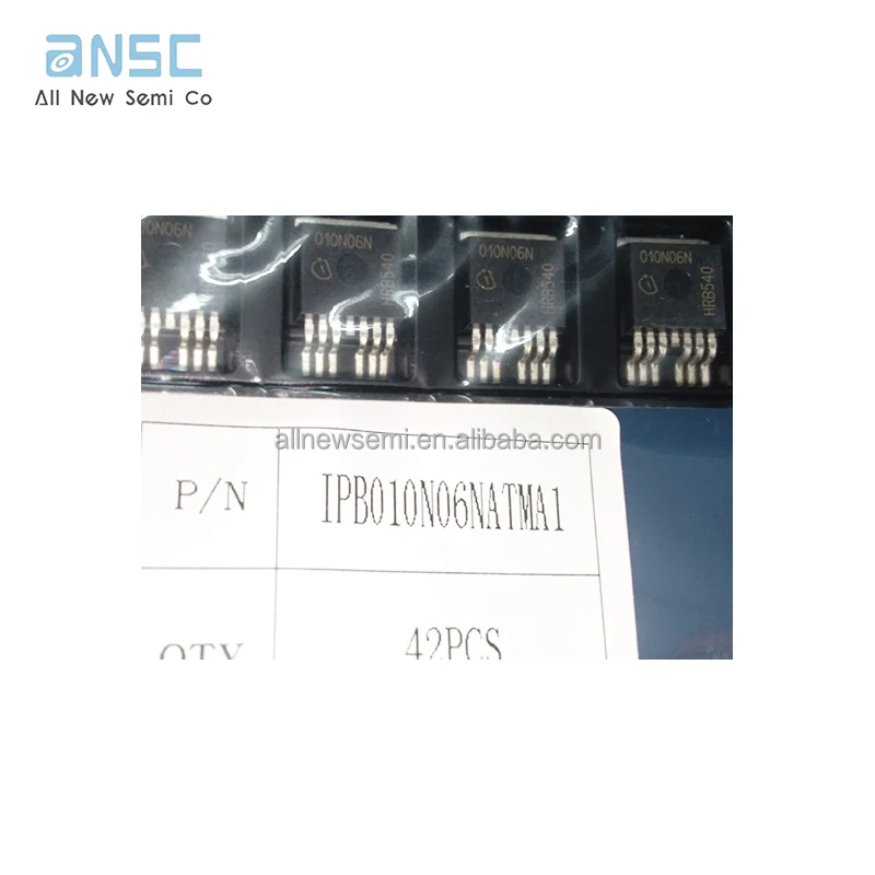 Hot sale Original IPB010N06NATMA1 Transistor MOSFET 60V 45A/180A TO263-7 N-Channel 60 V 45A (Ta ...