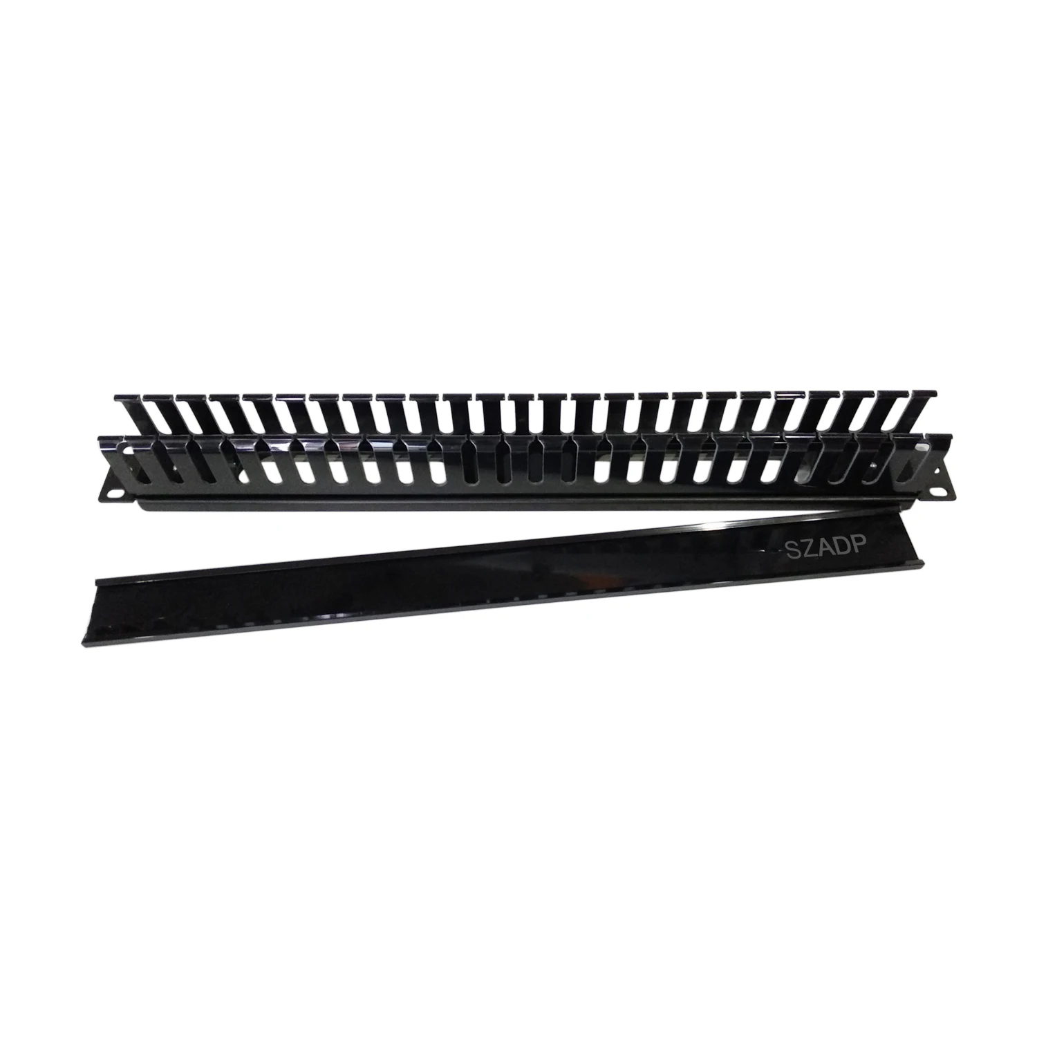 1u 2u 19' Finger Duct 12 Ports 24 Slot Cable Management Tray Rack Mount ...