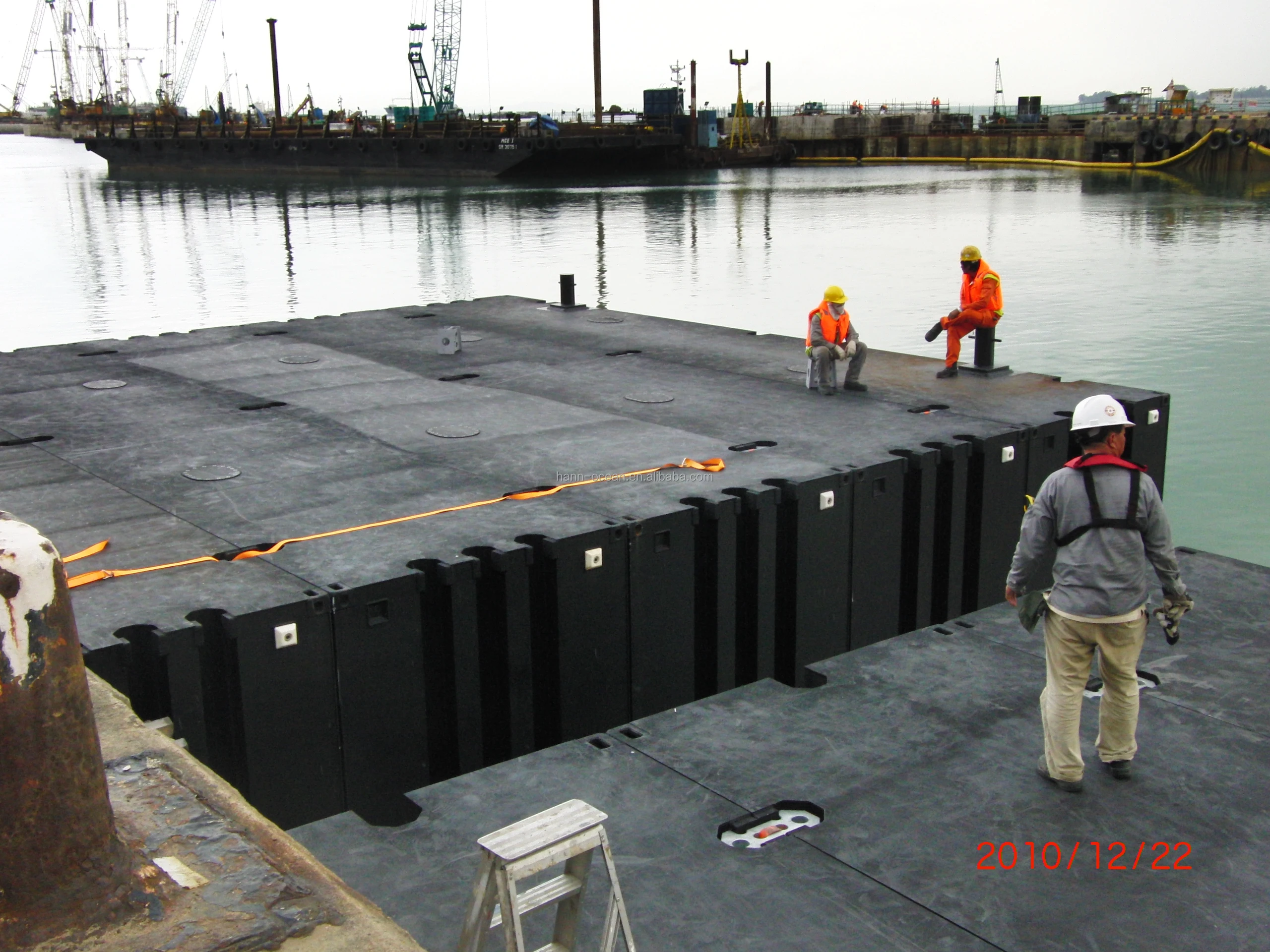 Wholesale Oem Steel Container Pontoon Modular Barge For Construction ...
