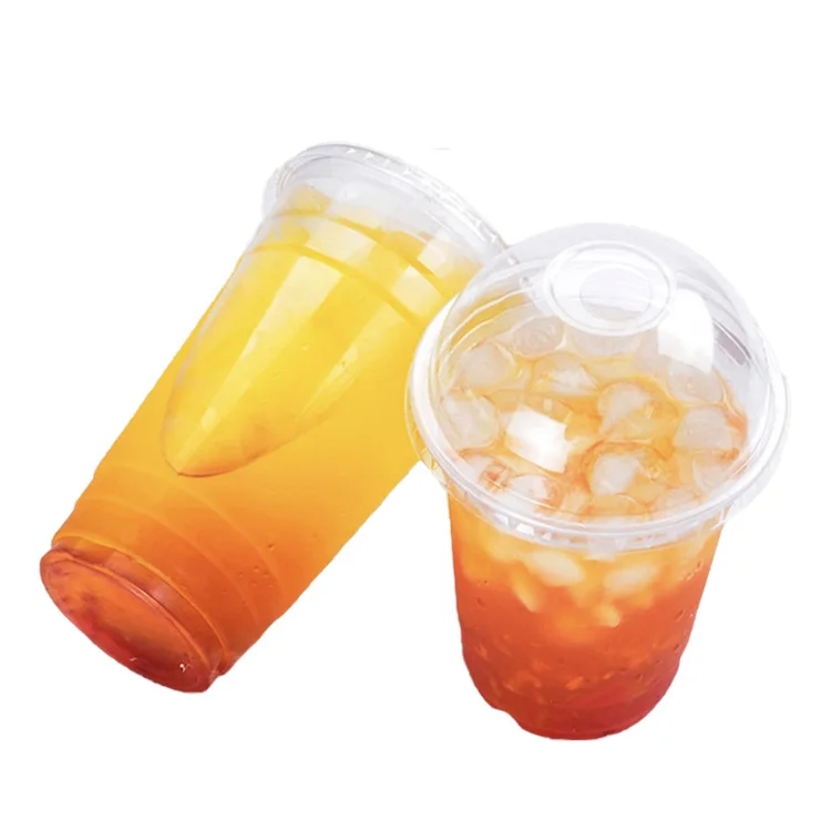 Polylactic Acid Material Colorful Bubble Tea Straight Straw Degradable