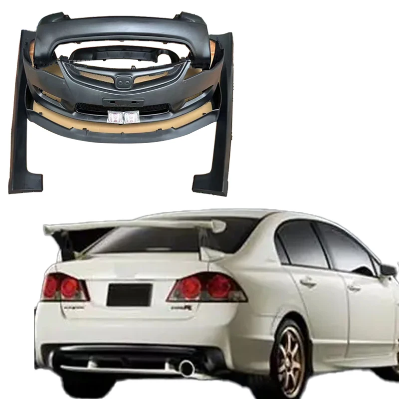 Auto Body Kit Surround Fit for Honda Civic 2006-2011 Upgrade to mugen ...