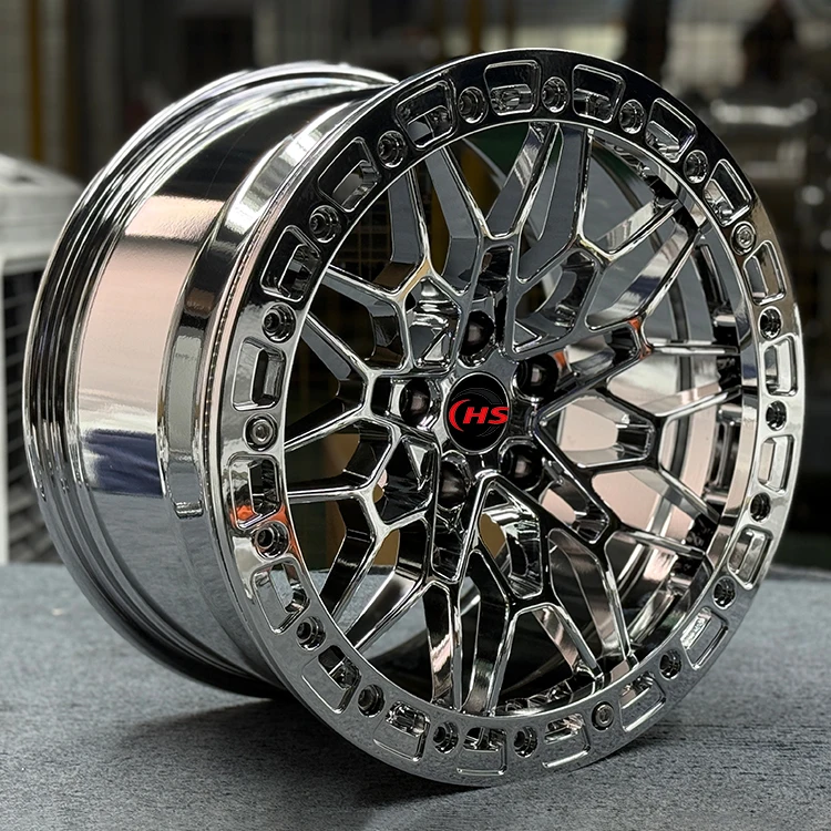 Custom Beadlock Forged Wheels Chrome Rims 5x120 5x112 18 19 20inch ...
