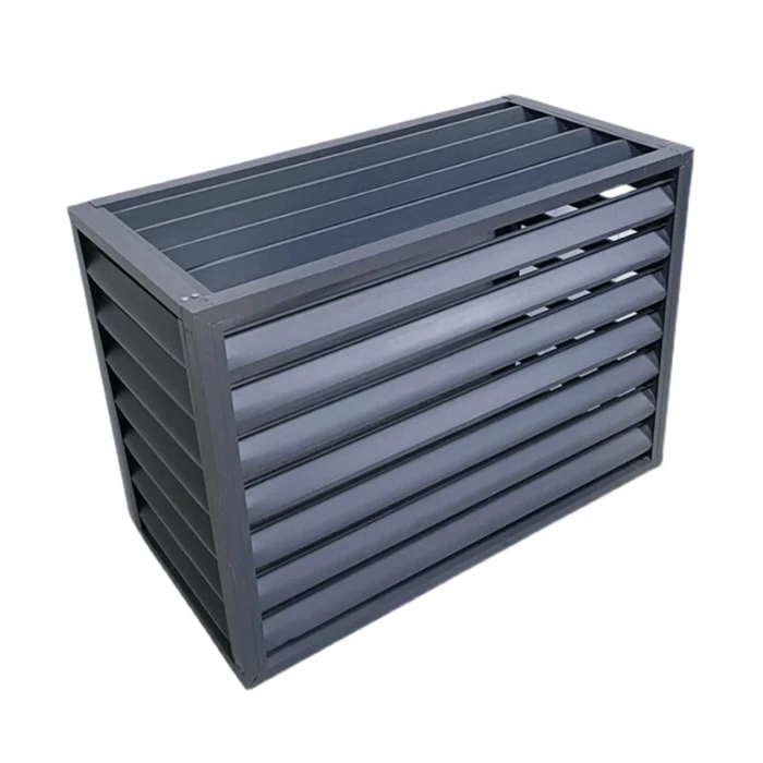 Factory Custom Metal Ac Cover Outdoor Louver Aluminum Decorative Ac ...