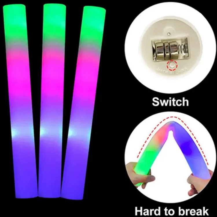 2023 Wholesale Besting Selling Customize Logo Foam Led Stick White Led ...