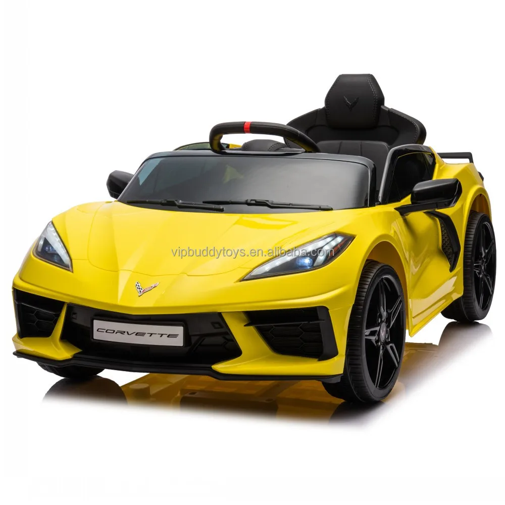 Vip Buddy Licensed Corvettes C8 Baby Ride On Child Electric Battery ...