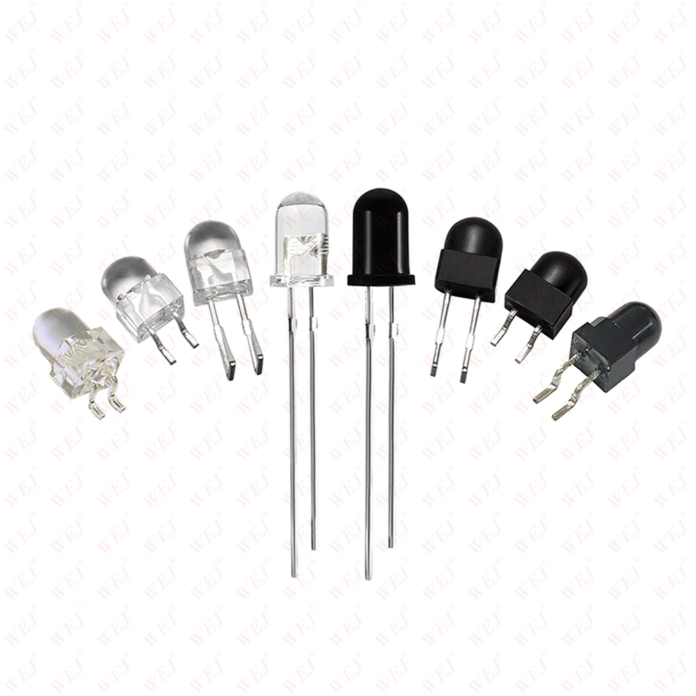 WEJ Factory Led 3mm/5mm Dip Lamp Water Clear/color Diffused Bicolor ...