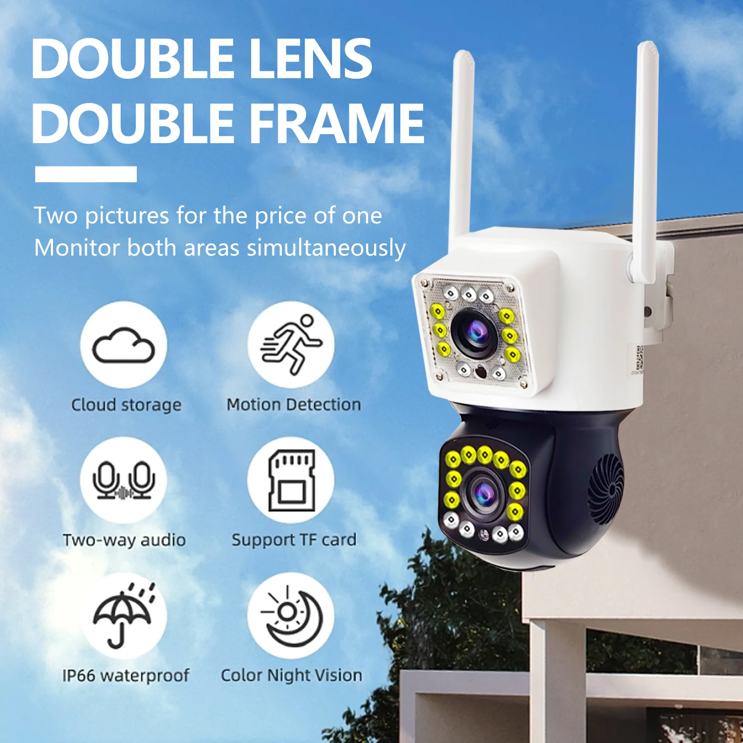 dual lens waterproof outdoor camera Product Show Stream 2023 - Alibaba.com
