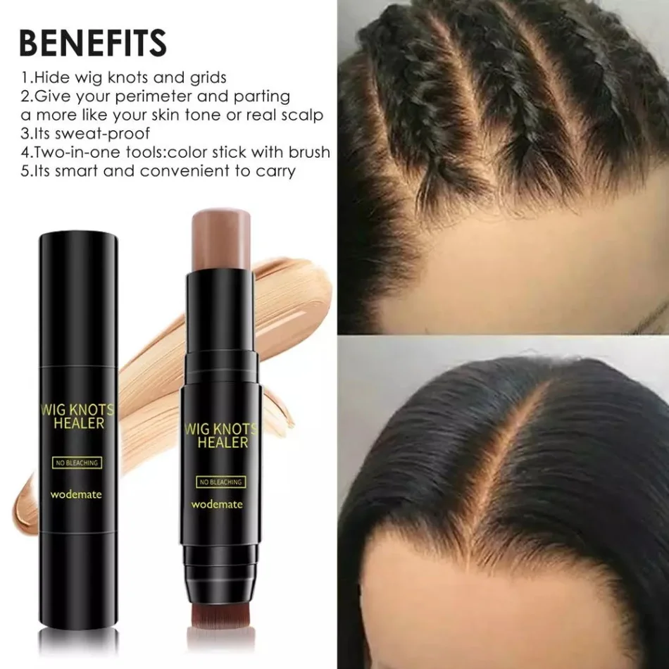 Custom Label Natural Wig Knot Healer With Brush Stick Lace For Hair ...