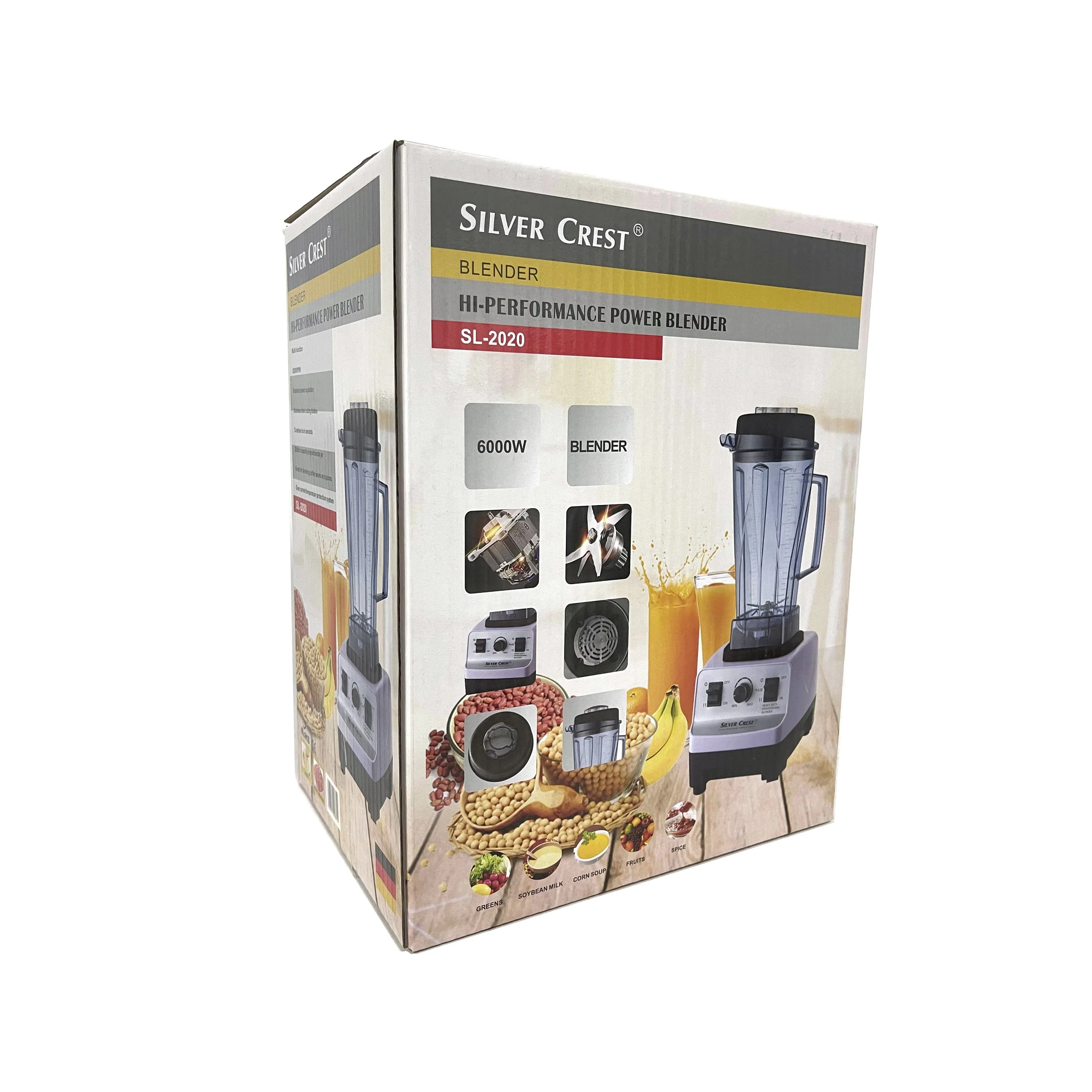 Silver Crest Blender 4500w 2l Large Capacity Commercial With Mixer ...