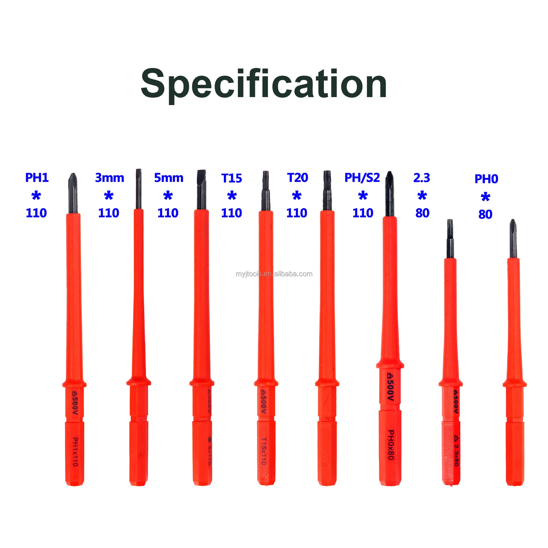 124 Multi-function 3.5mm Electrical Precision Insulated Screwdriver Set ...