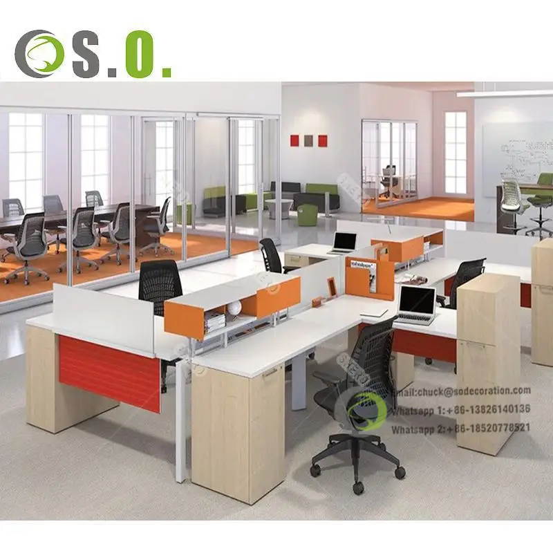 Customized Modern Design Cubicle Office Workstation Desk Furniture ...