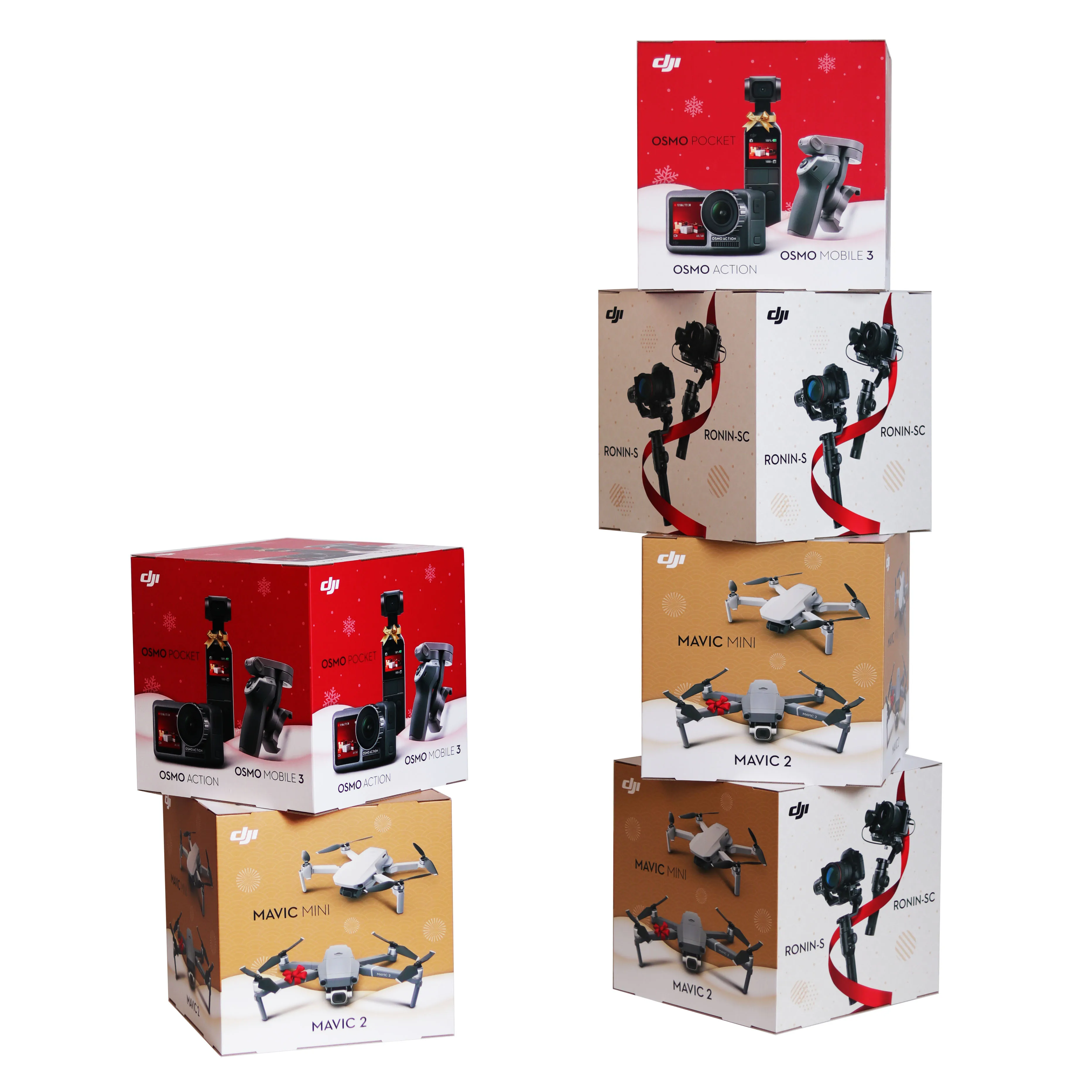 Custom Display Promotional Booth Totem Cubes Set of 4