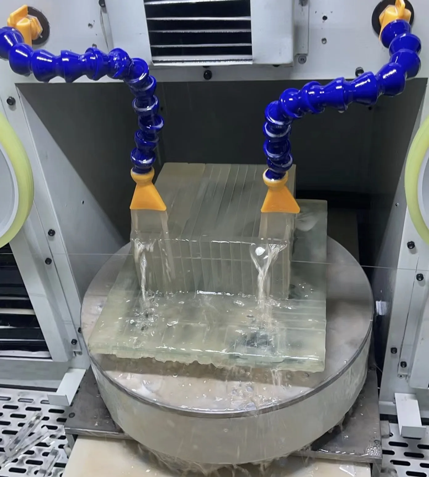 Spain Poland Industrial Gantry Wire Sawing Machine Fused Silica BK7 ...