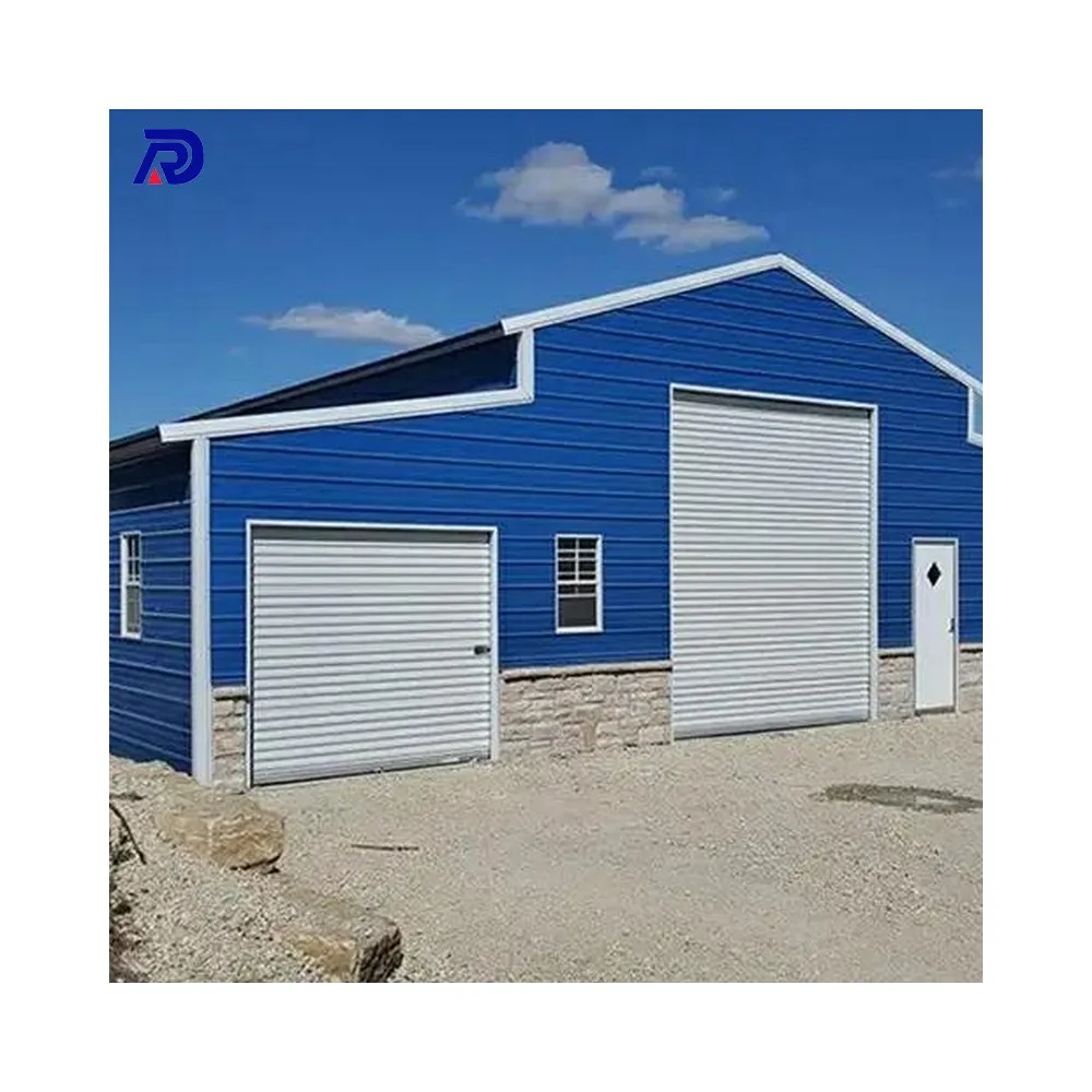 Portable Steel Warehouse Frame Building Prefab Industrial Metal Shed ...