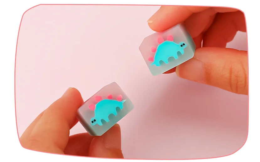 Fun Erasers - Cartoon Little Dinosaur Eraser for Students
