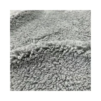 Good Quality 100% Polyester Custom Artificial Sherpa Fleece Faux Fur ...