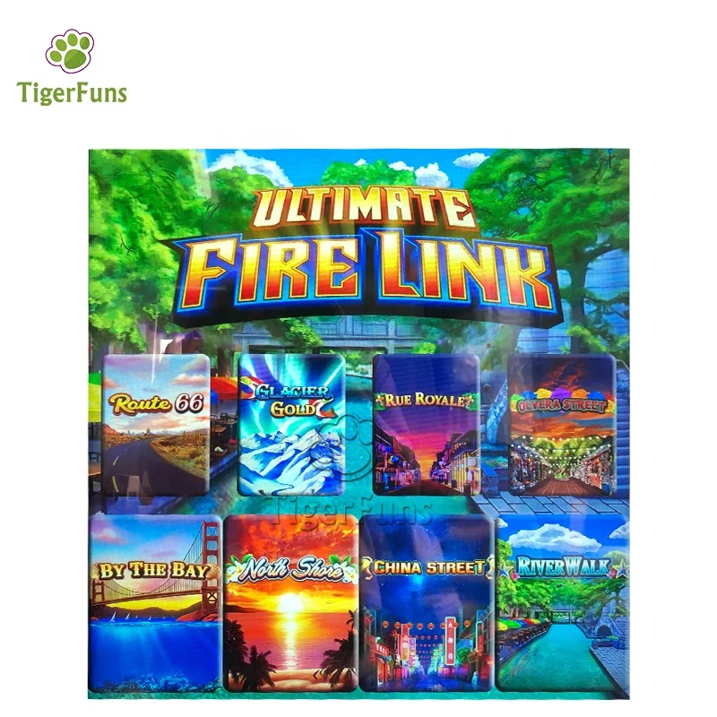 Fire Link 8 in 1 Game Board - High Quality 43 Inch Touch Screen