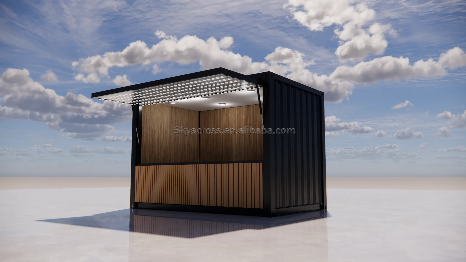 10FT & 20FT Mini Pop-up Shop: Modular Prefab Coffee Kiosk & Fast-food ...