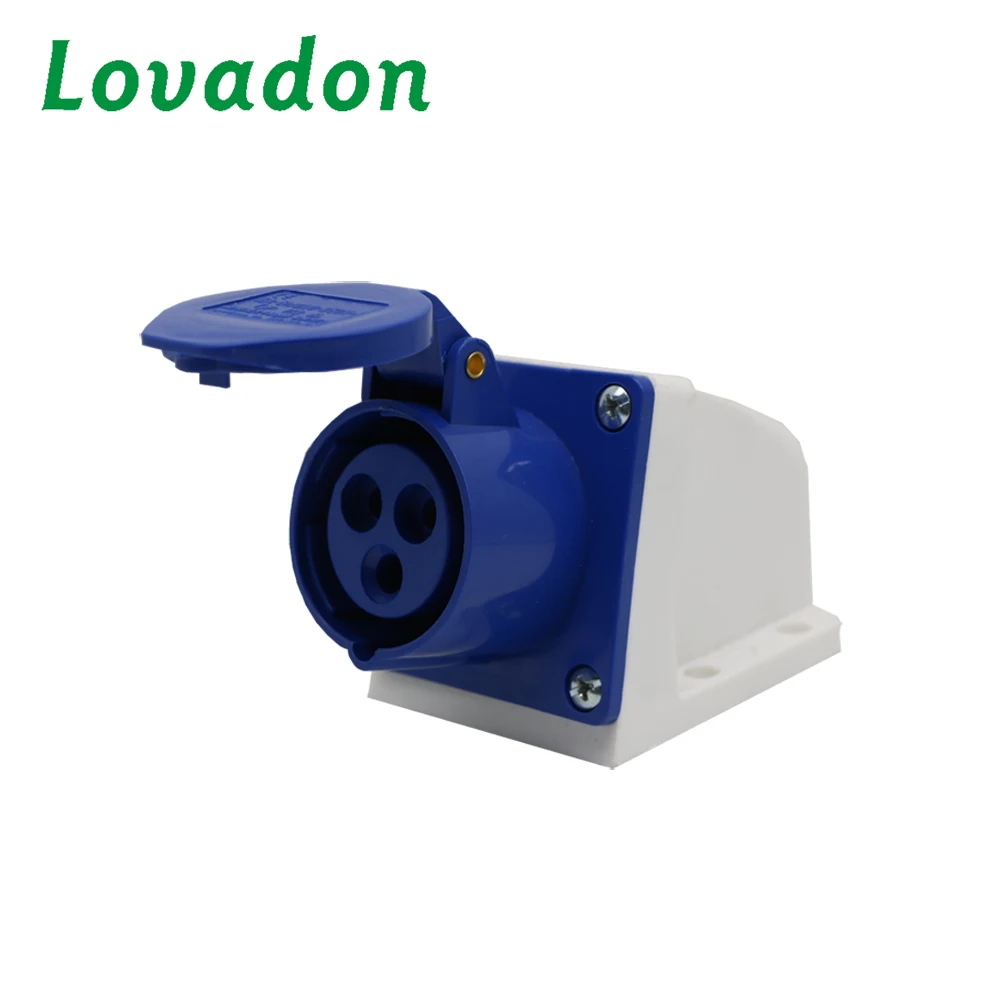 Industrial Plug And Socket 16a 3 Pin 113 123 Waterproof Electric Male ...