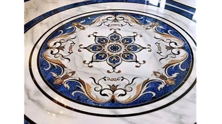 Water Jet Medallion Waterjet Tile Round Medallions - Buy Waterjet Tile ...