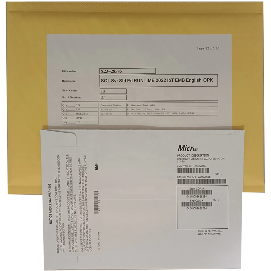 Win Sql Server 2022 Standard Key Dvd Full Package 100% Global Online ...