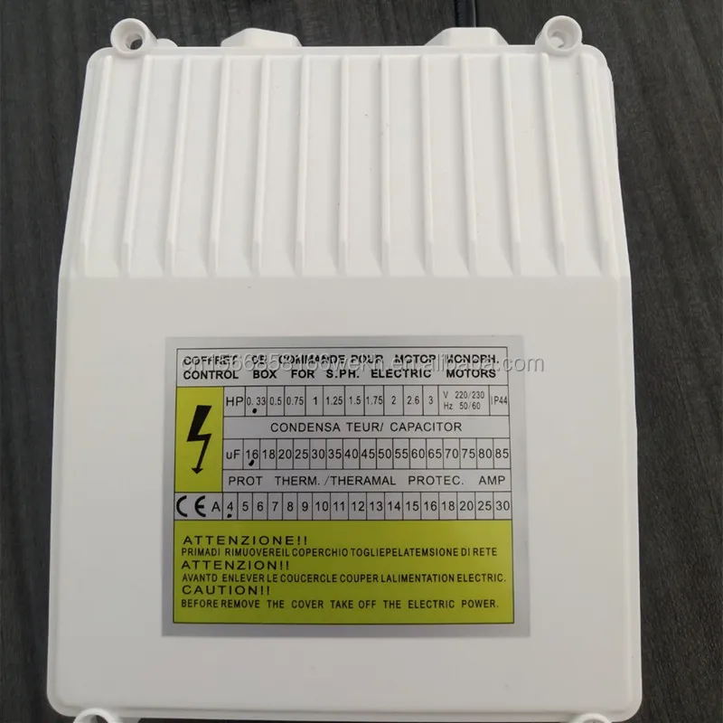 Submersible Water Pump Control Box Electric Control Panel for Drinking ...