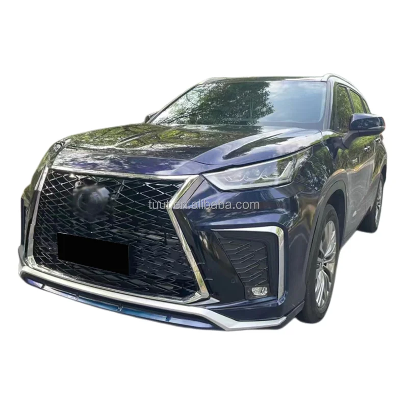 Upgrade To Lexus Lx600 Style Body Kit For Toyota Highlander 2021 2022 ...
