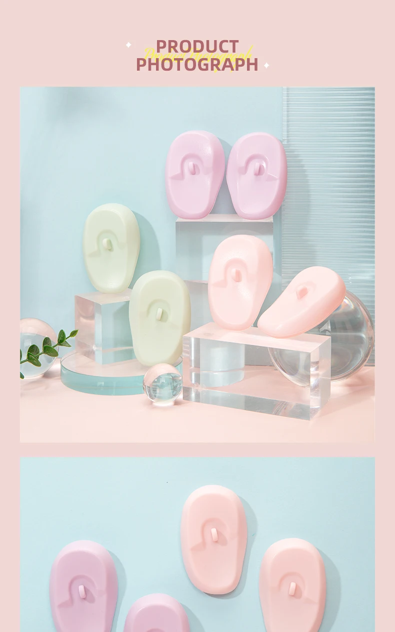 Reusable Soft Hairdressing Ear Caps - Waterproof & Heat Resistant