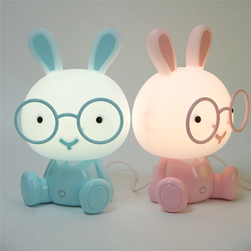 Lampe LED USB en forme d'animaux de dessin animé mignon, Luminaire ...