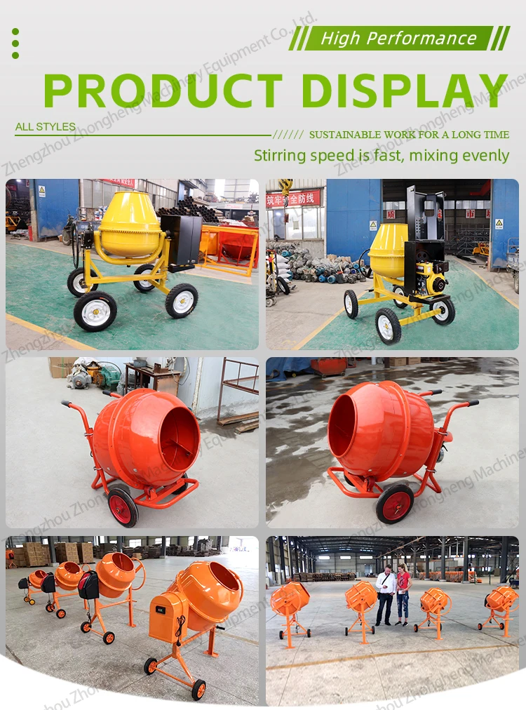 Widely Used Concrete Mixing Machine 5M³/H Gasoline / Diesel Mini ...