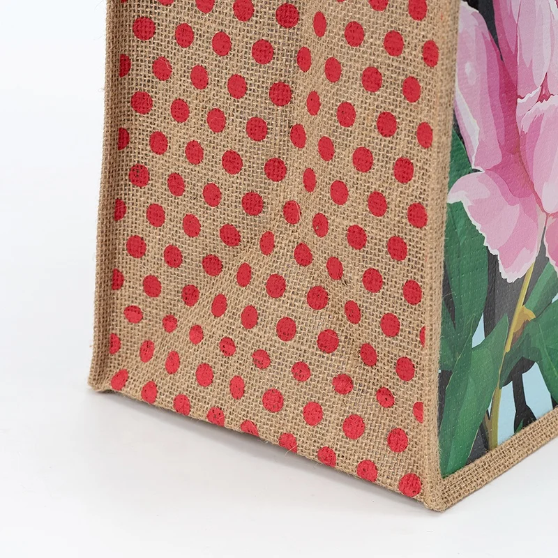 Wholesale Customized Floral Printed Large Natural Eco Friendly Coated ...