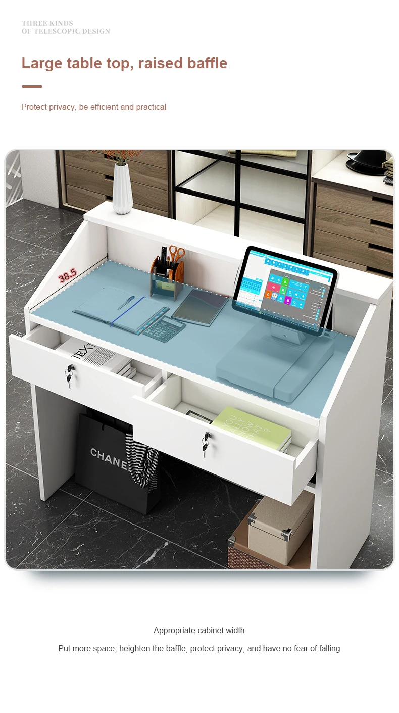 Modern Cashier Counter Retail Store Supermarket Checkout Counter ...