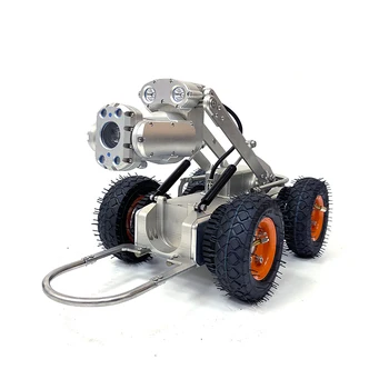 Remote Control Sewage Pipe Drain Duct Video Inspection Crawler Robot ...