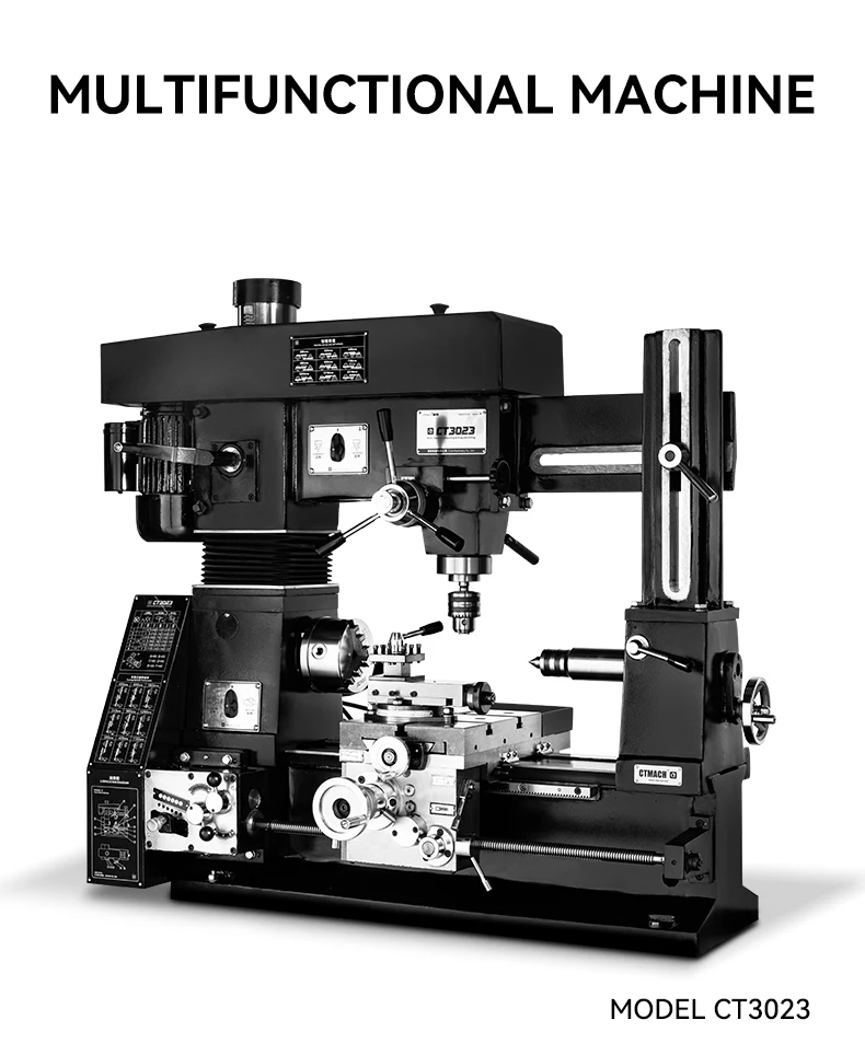 CT3023 Multi-Functional Lathe Machine - 3 in 1 Combo
