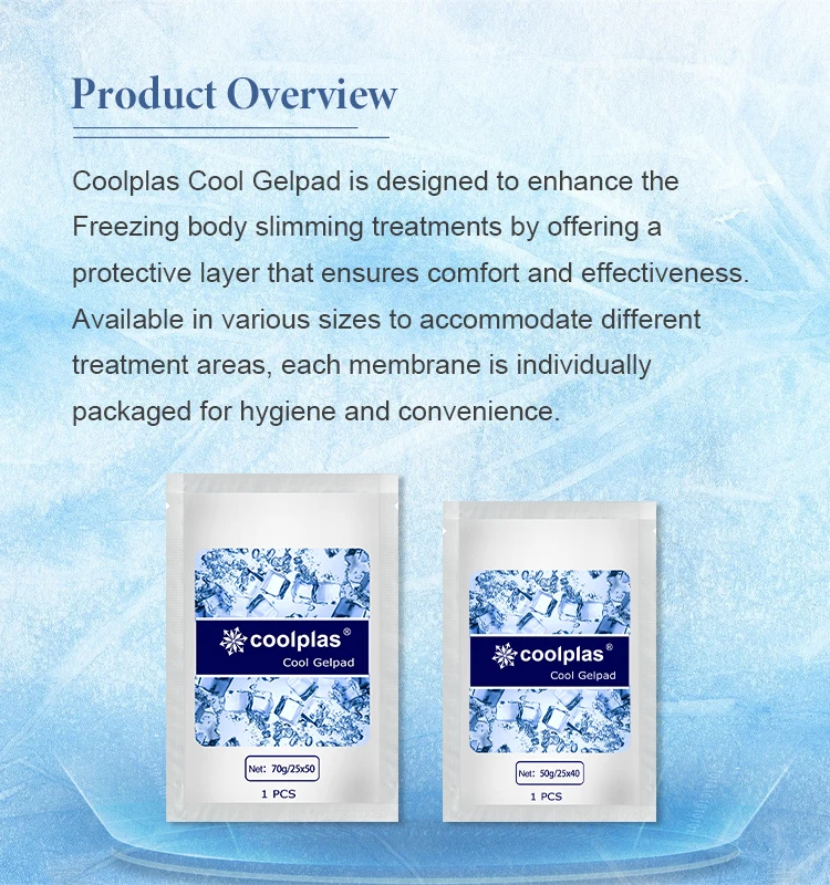 Coolplas Anti-freezing Gelpad Coolplas Gel Pad Fat Freezing Cooling Gel ...