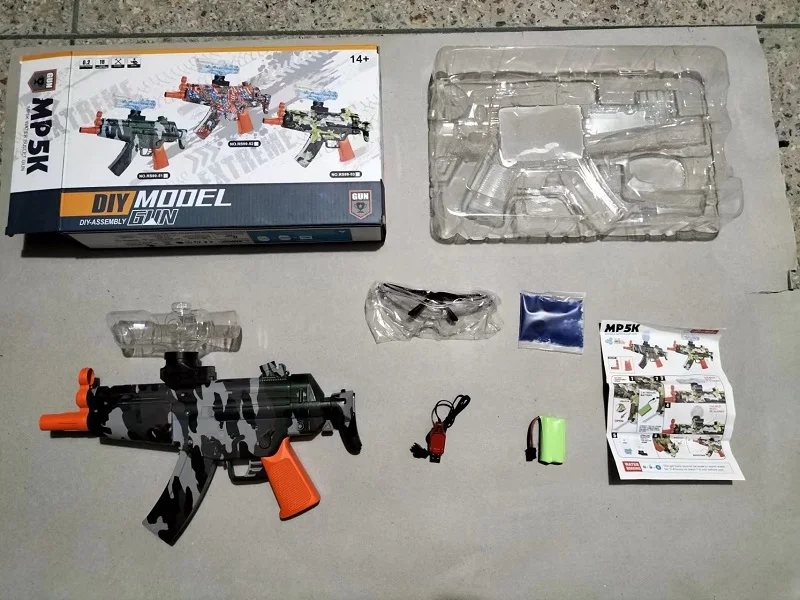 Gell Blaster Splatter Ball Gun M416 Automatic Electric Gel Gelblaster ...