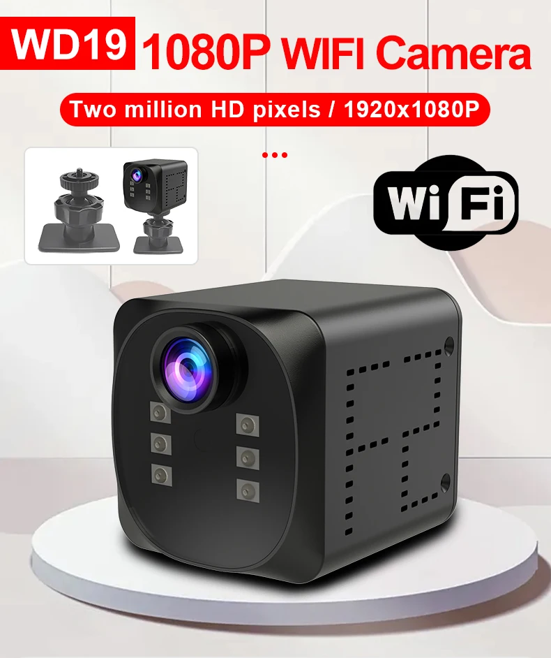 Wifi 1080p Mini Body Camera 160 Degree Video Camera With Night Vision ...