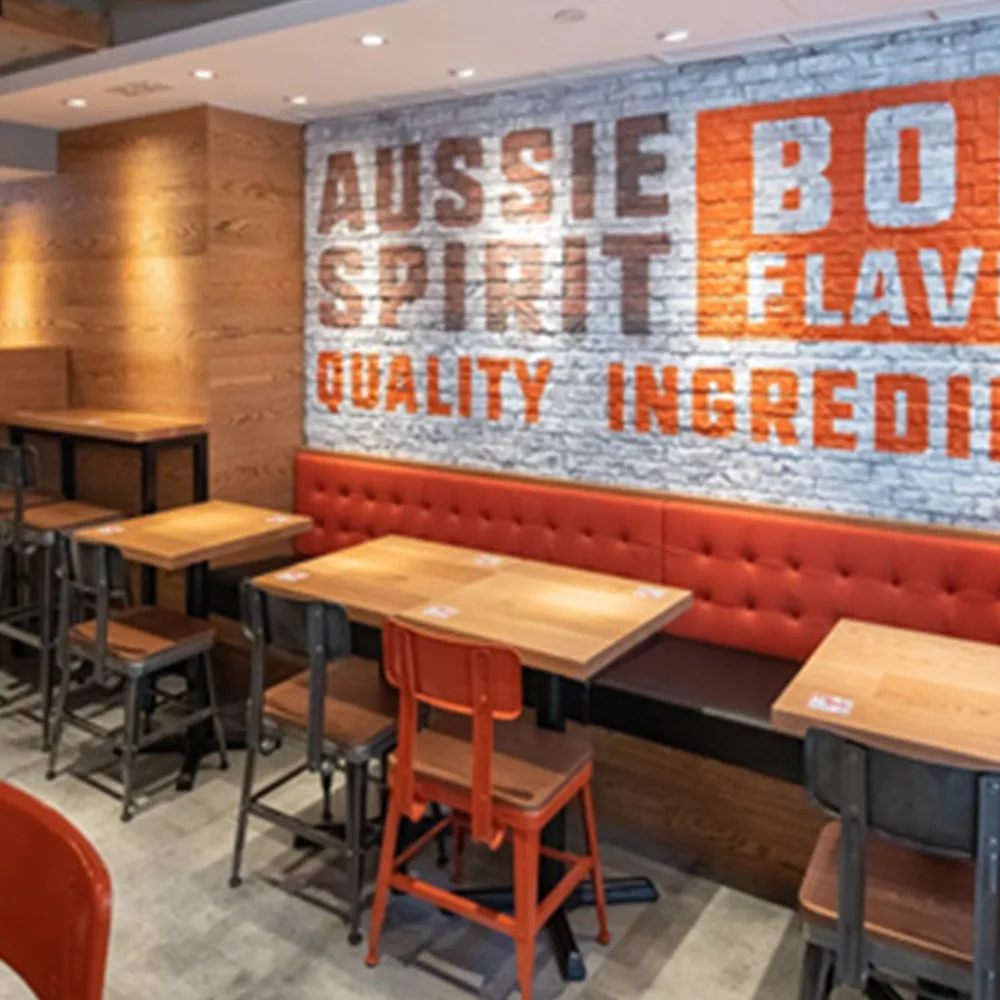 Solid Timber Restaurant Wooden Table Top - Custom Size