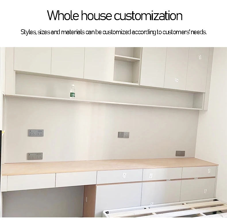 Modern Wardrobe For Bedroom Factory High Gloss Mdf Board Custom Cloth ...