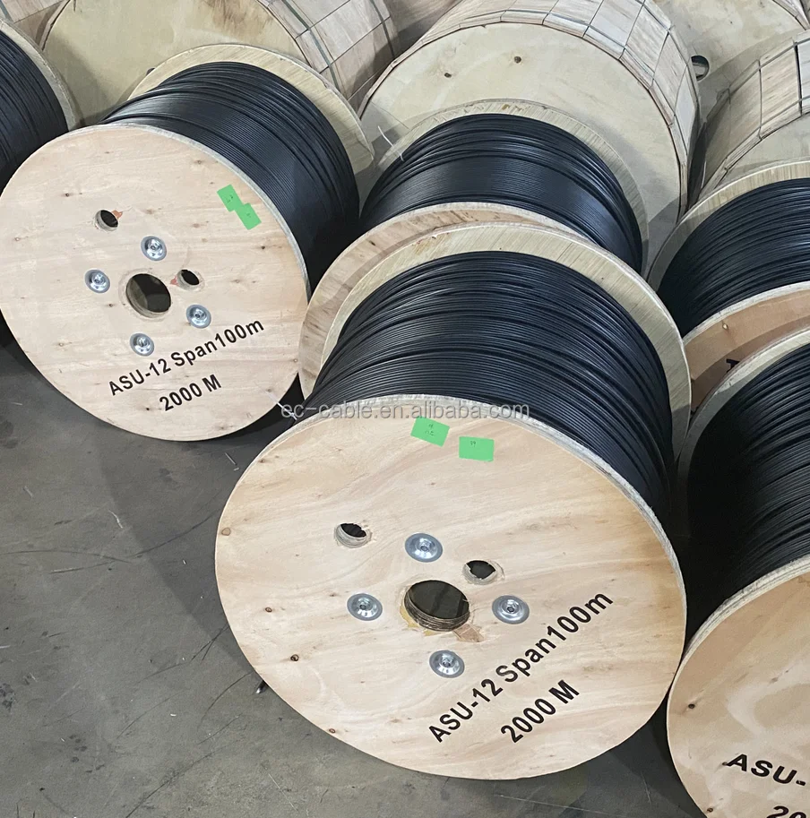 12 Core All-Dielectric Fiber Optic Cable - 100M SPAN
