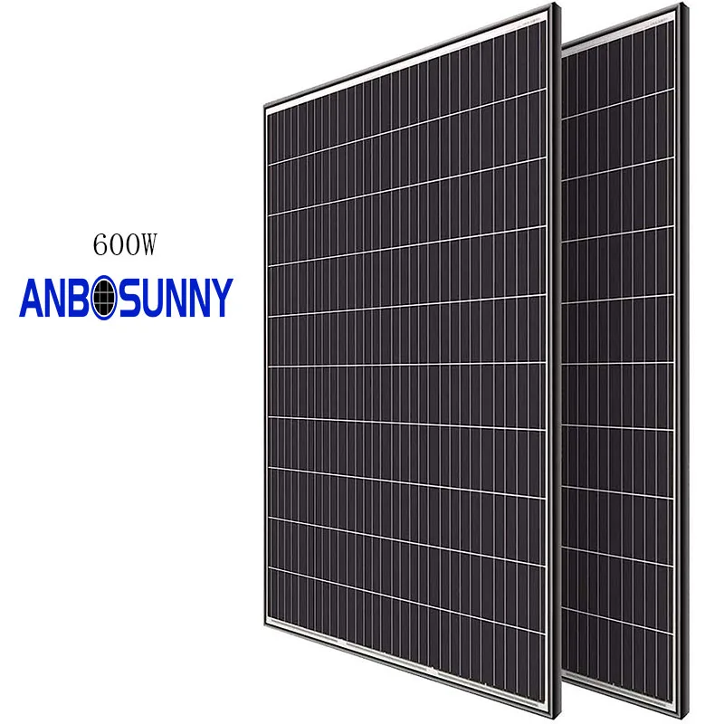 500w 550w 600w Perovskite Solar Panel 182 Cell Roof System Tier 1 Solar ...