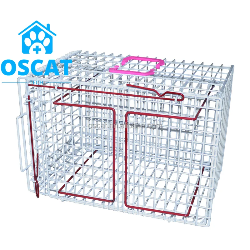 Cat Cage for Shots - Professional Veterinary Equipment