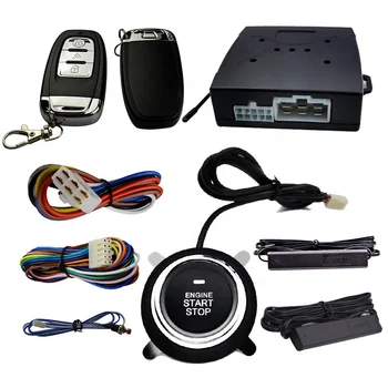 Smart Key Remote Control Car Alarm Button Starter Anti-theft Remote ...