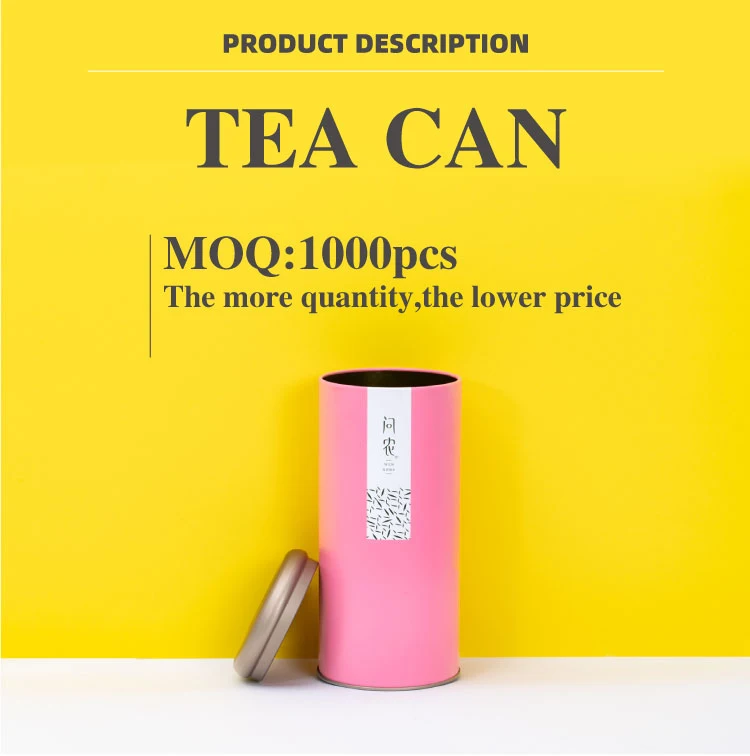 Nice-can Factory Custom Airtight Metal Tea Can Metal Packaging Powder ...