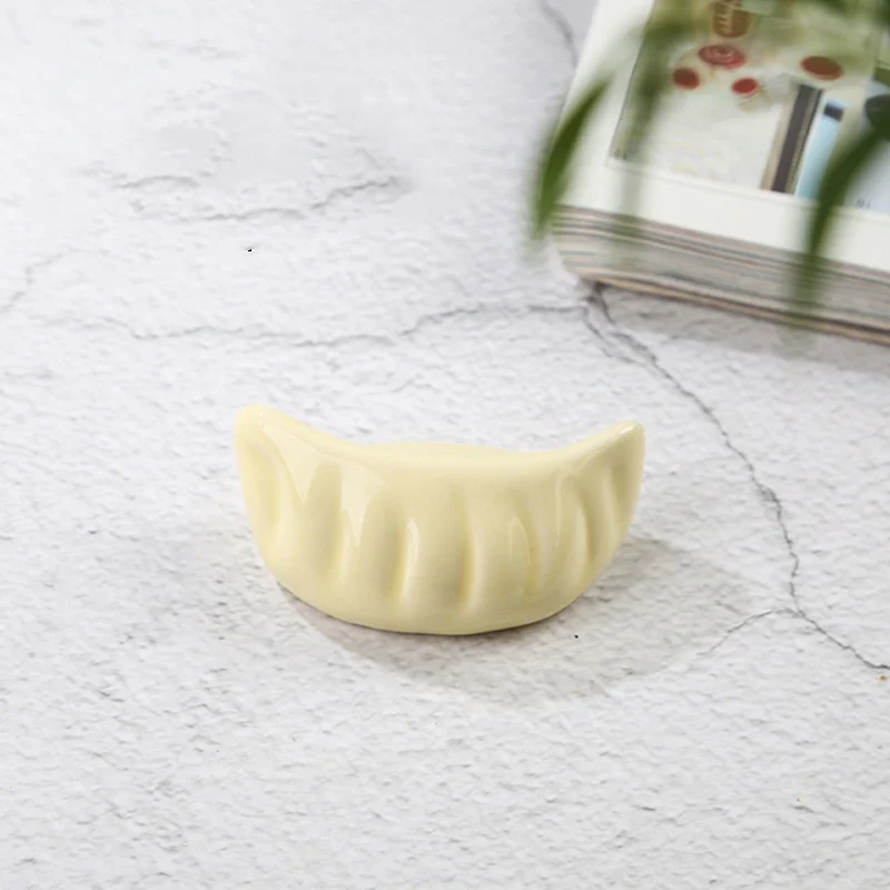 Creative Dumpling Shape Chopstick Rest - Personalized Ceramic