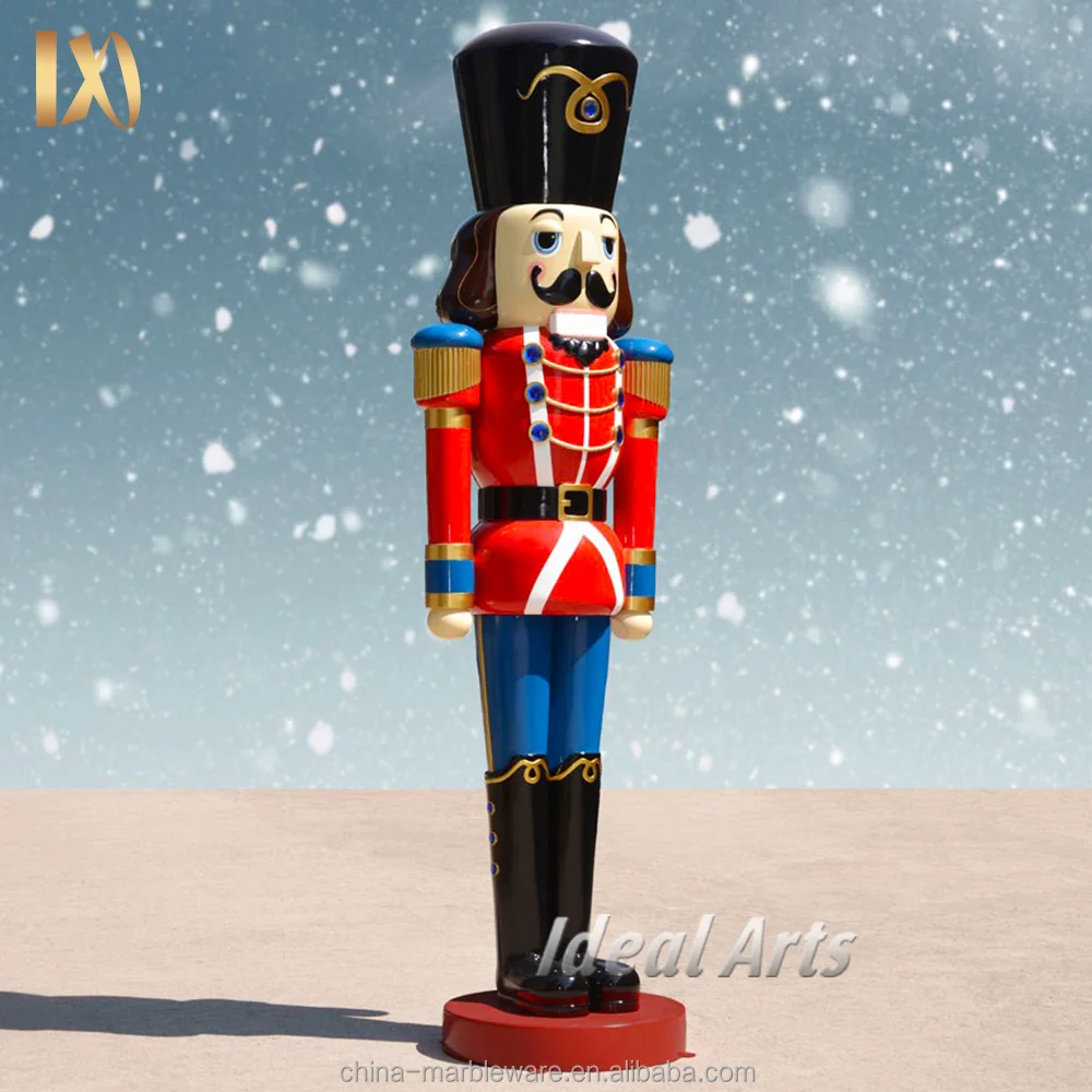 Custom Home Decor Christmas Decoration Fiberglass Santa Nutcracker ...