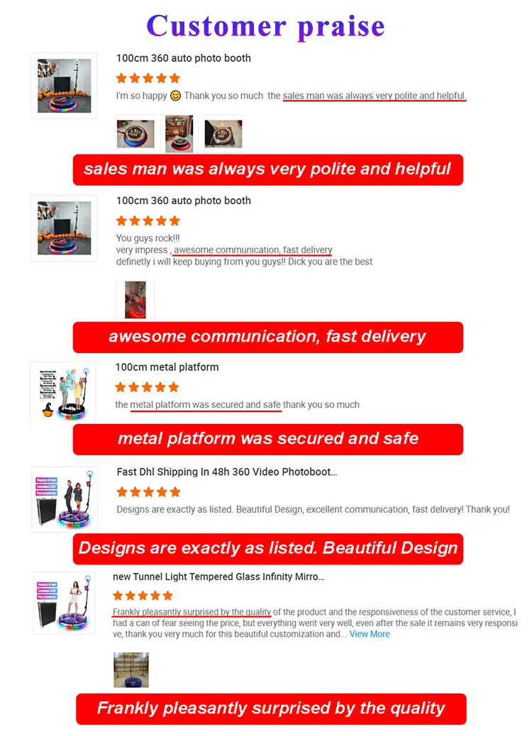 Selfie 360 Spinner Platform Party Supply Photobooth Automatic Rotating ...