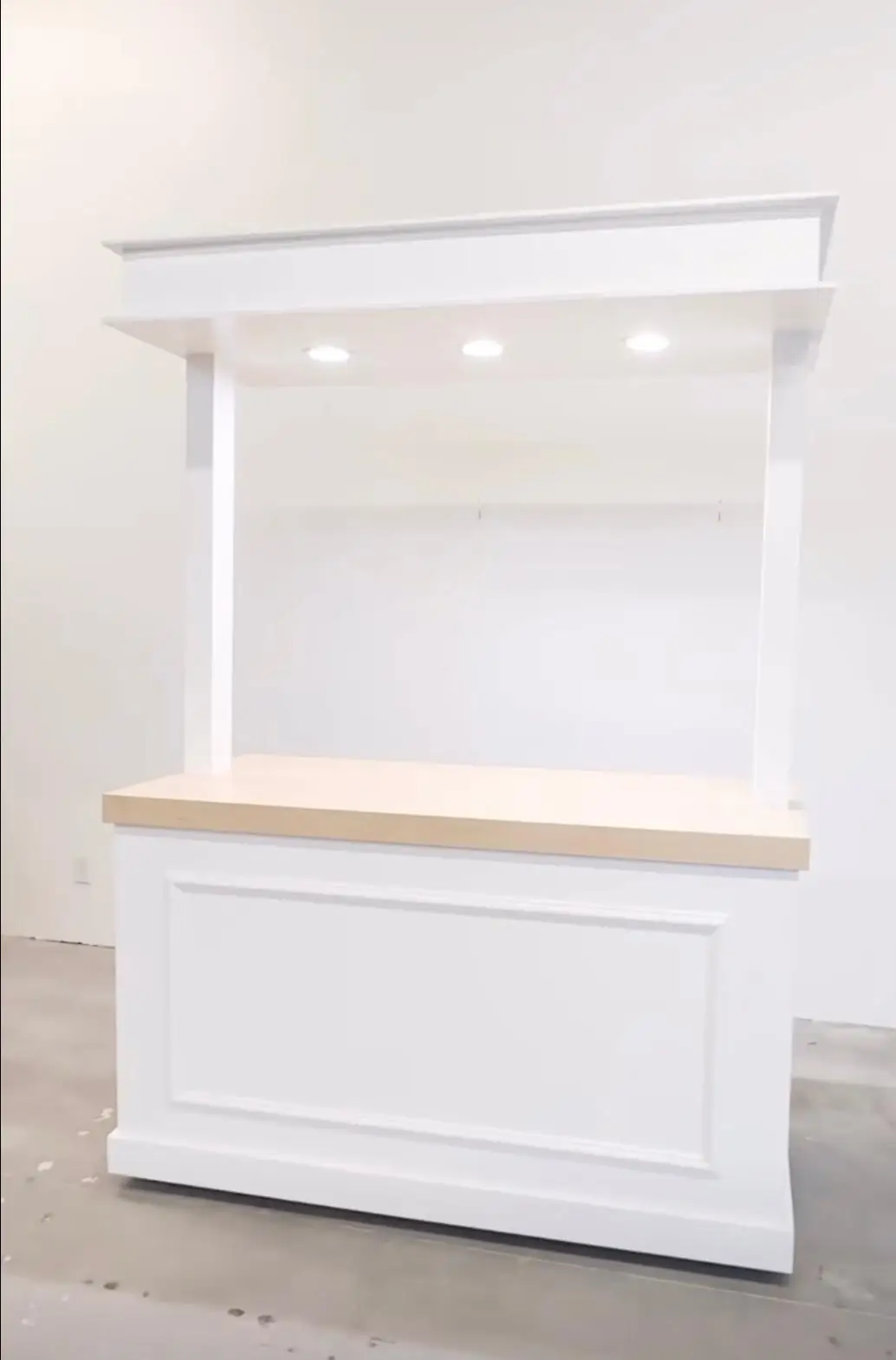 Collapsible Mobile Food Display Cart with Wheels - MARFA